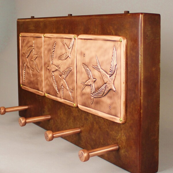 Copper Coat Rack - Etsy