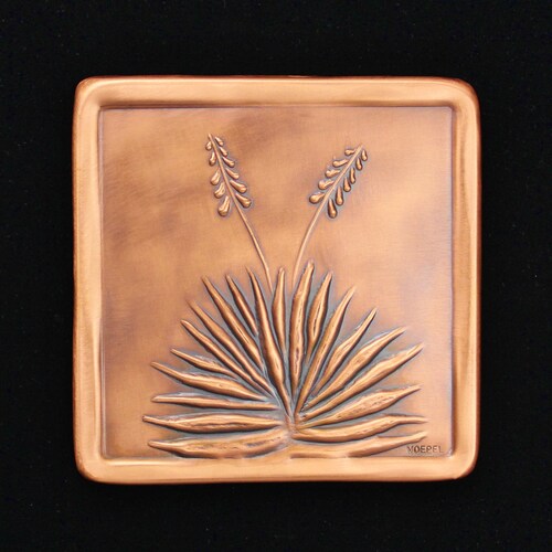 Great Horned Owl Tile 6 X 6 X 1/4 Copper - Etsy