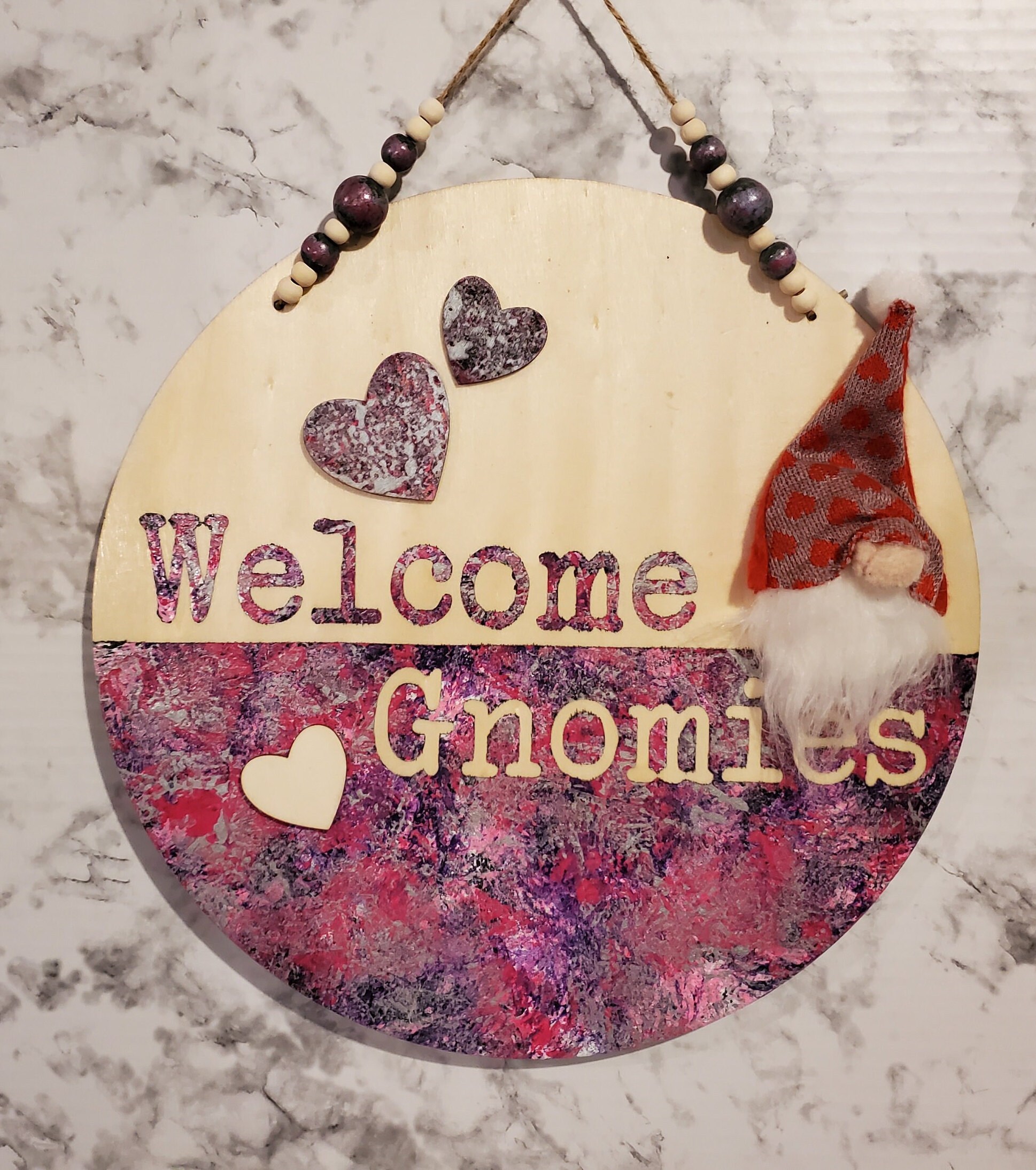Welcome Gnomies Door Sign - Etsy