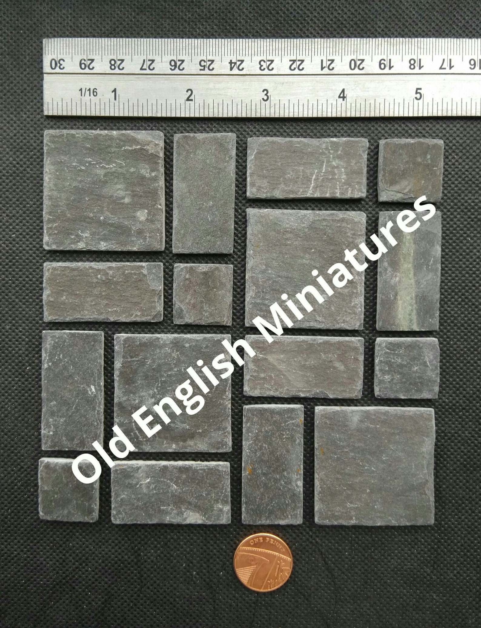 Real Slate Miniature Flagstones Over 80 Years Old for Dolls - Etsy UK