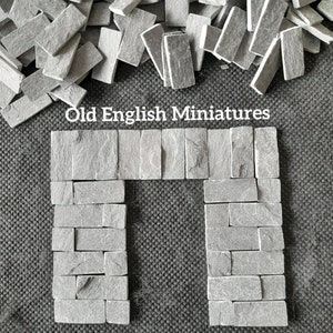 BULK BUY, 10 PACKS of Real Miniature Slate Slips, New Look 3D Wall ...