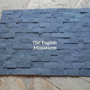 BULK BUY, 10 PACKS of Real Miniature Slate Slips, New Look 3D Wall ...