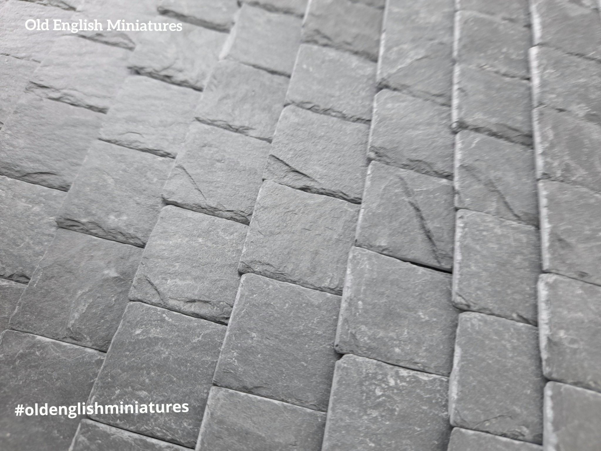 100 Real Miniature Roofing Slates Hand Crafted Hand Split - Etsy