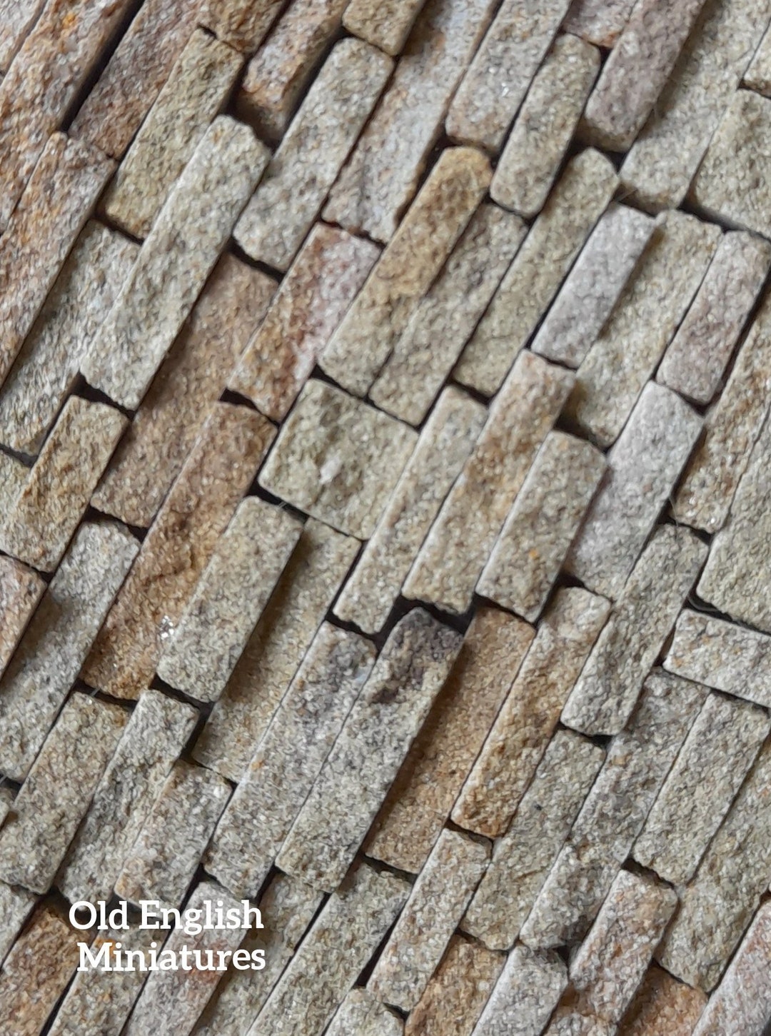 Real Miniature Tiny Yorkshire Sandstone Bricks and Block, 3d Wall ...