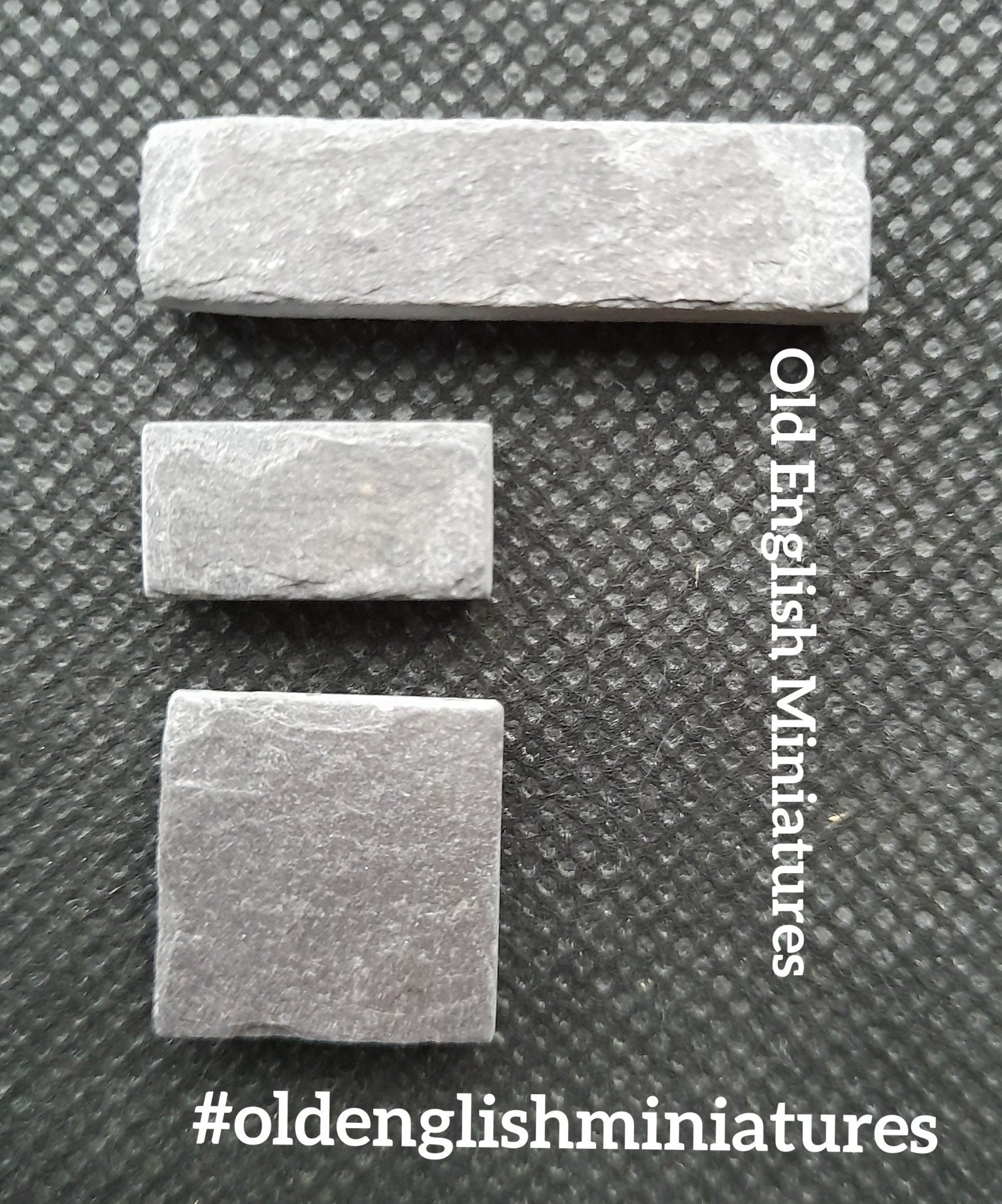 Real Miniature Vintage Slate Brick Slips Cobbles Over 100 - Etsy