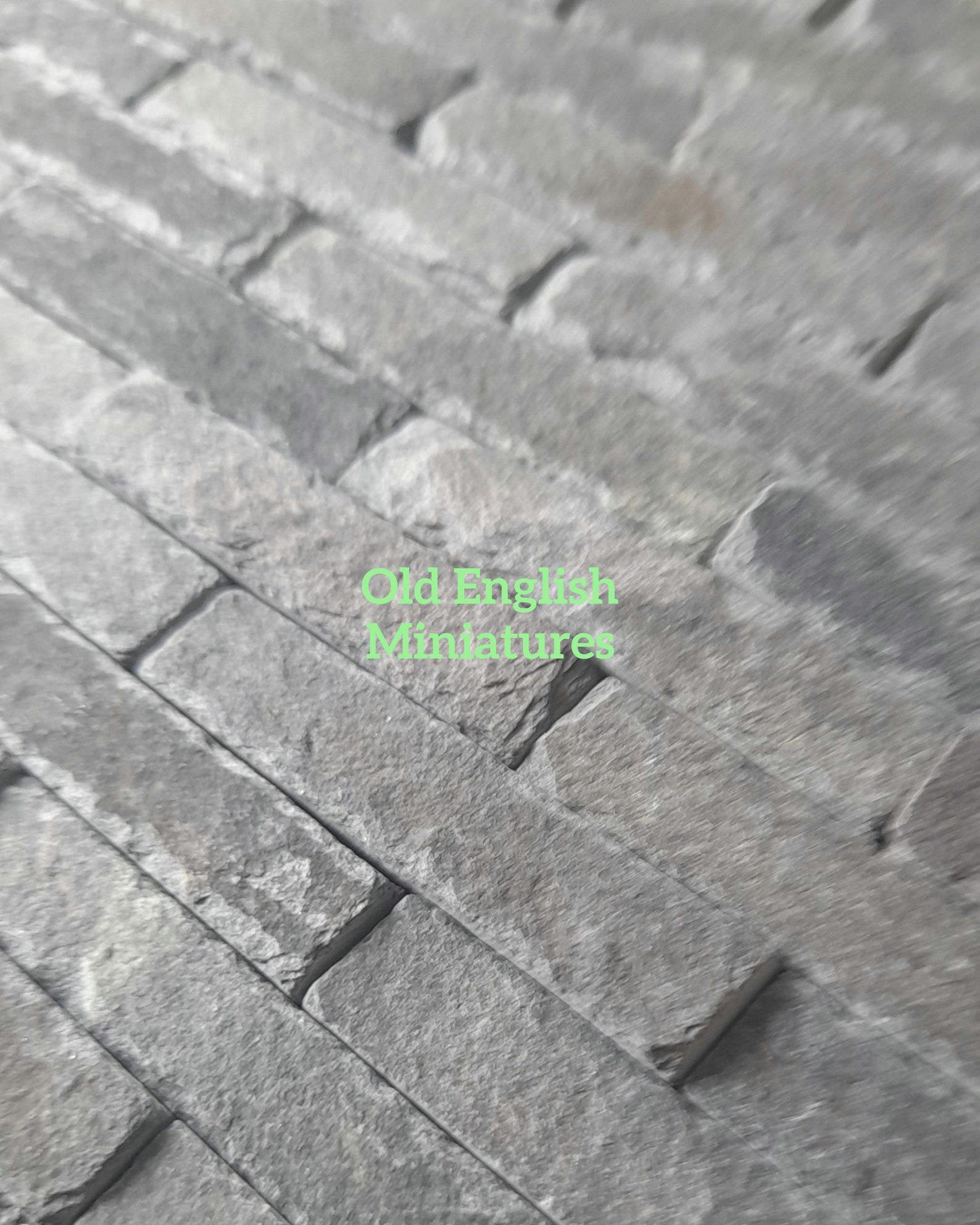 Dolls House, Real Vintage Miniature Slate Brick Slips, 3d Wall, Fairy ...