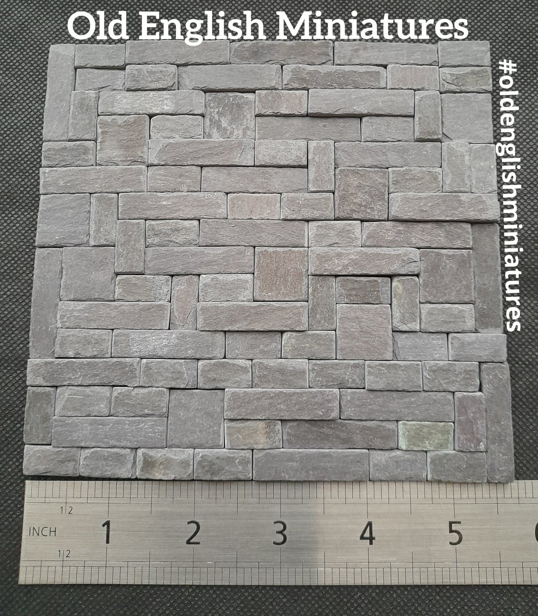 Real Miniature Vintage Slate Brick Slips Cobbles Over 100 - Etsy