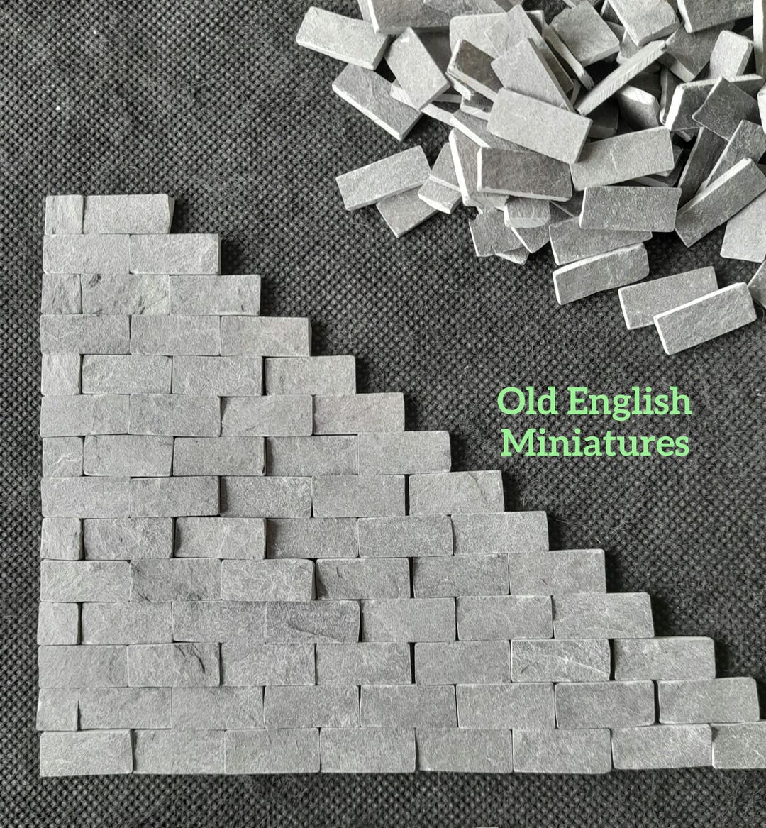 BULK BUY, 10 PACKS of Real Miniature Slate Slips, New Look 3D Wall ...