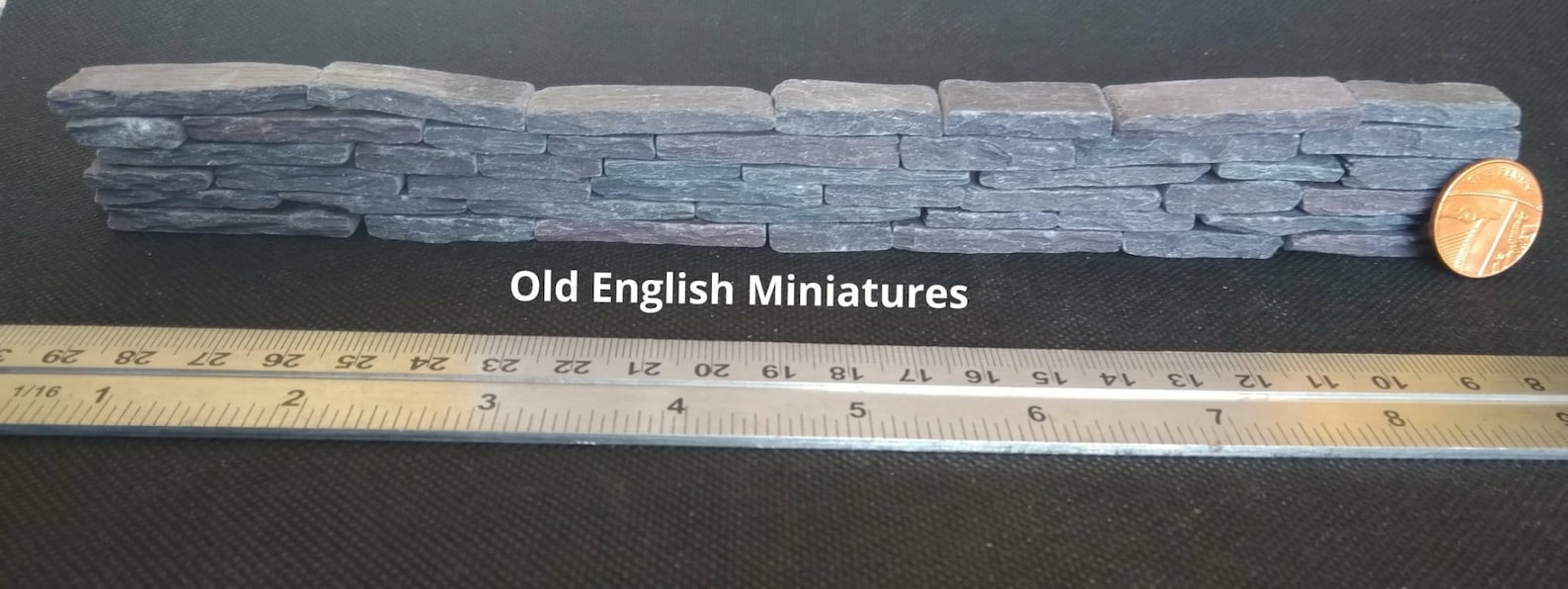 Real Slate Miniature Dry Stone Wall, 45+ Pieces, Dolls House, Dolls ...