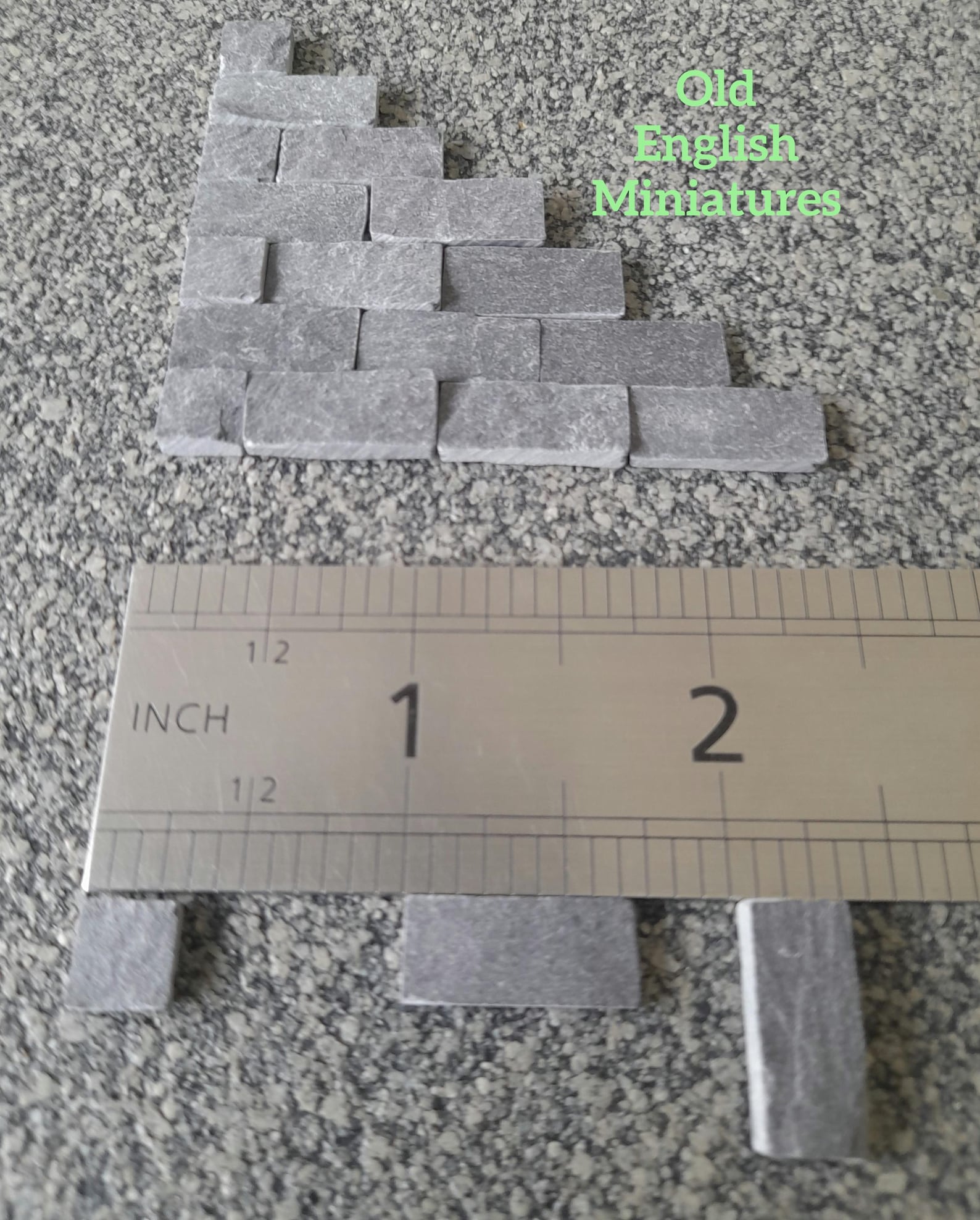 BULK BUY, 10 PACKS of Real Miniature Slate Slips, New Look 3D Wall ...