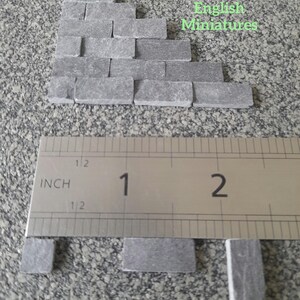BULK BUY, 10 PACKS of Real Miniature Slate Slips, New Look 3D Wall ...
