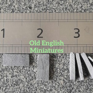 BULK BUY, 10 PACKS of Real Miniature Slate Slips, New Look 3D Wall ...