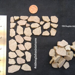 Dolls House Real Miniature York Sandstone Crazy Paving, Mosaics, Stone ...