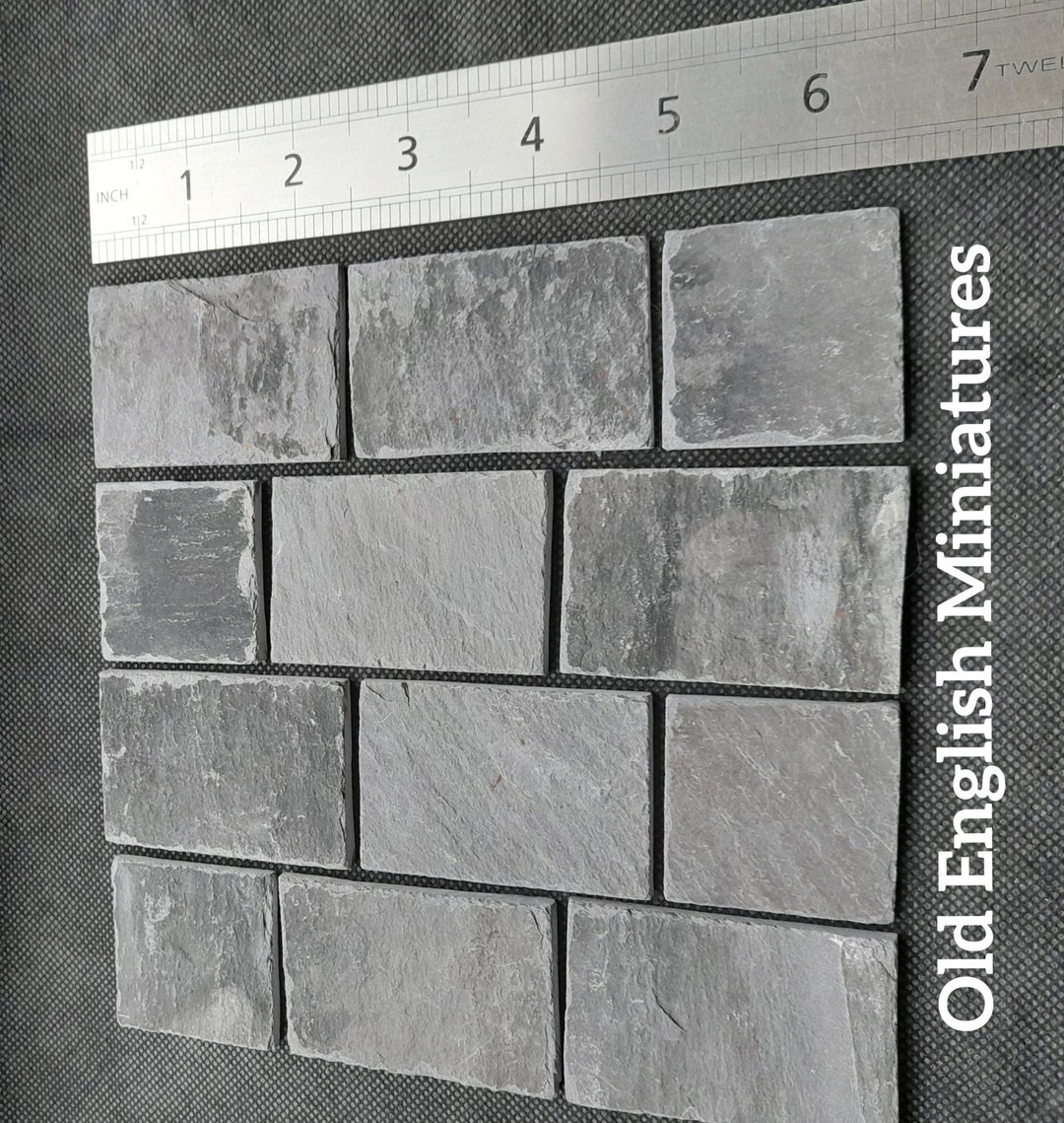 Dolls House Real Slate Miniature Floor, Over 100 Years Old, Model ...