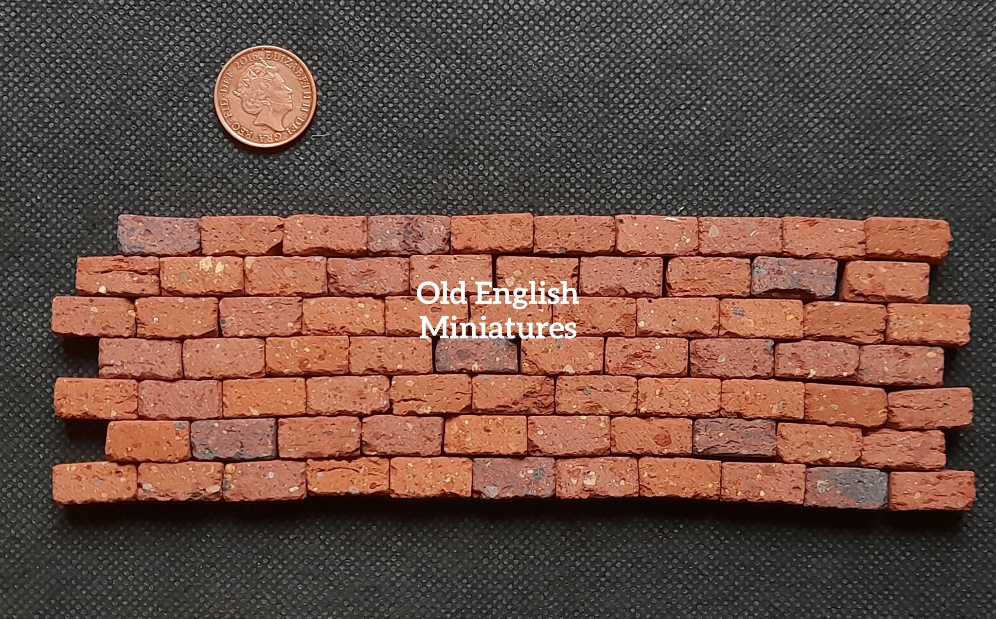 Dolls House, 70 Real Vintage Miniature Mix Red Bricks, Half Bricks ...