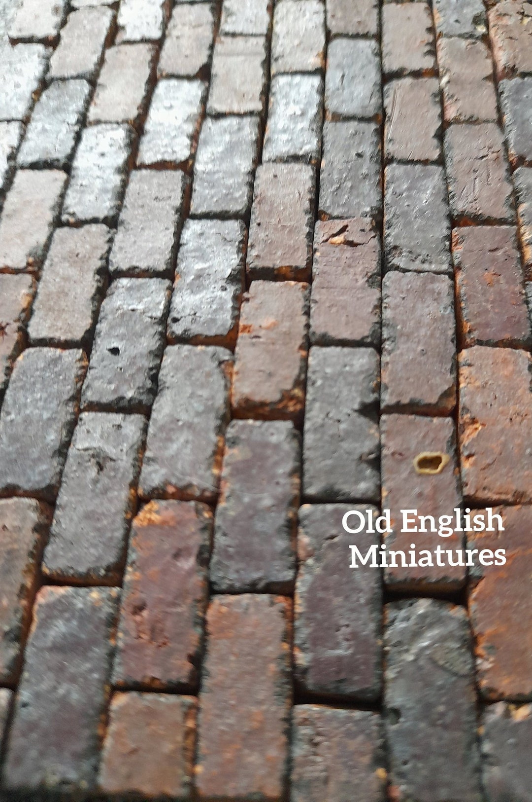 Dolls House, 70 Real Vintage Miniature Bricks, 2 Faces, Dolls Farmhouse ...