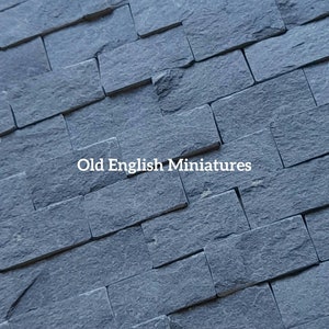 BULK BUY, 10 PACKS of Real Miniature Slate Slips, New Look 3D Wall ...