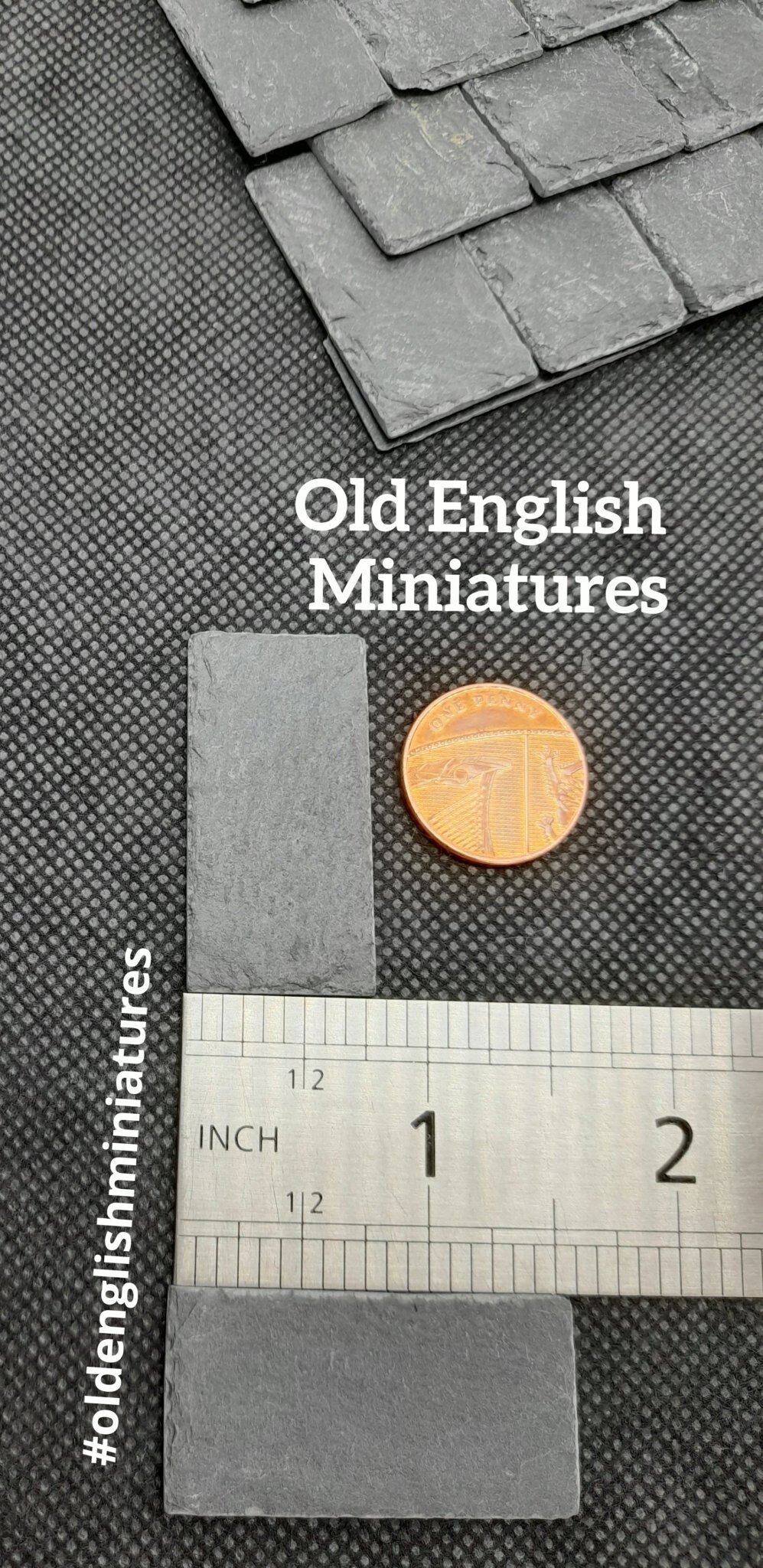 100 Real Miniature Roofing Slates Hand Crafted Hand Split - Etsy