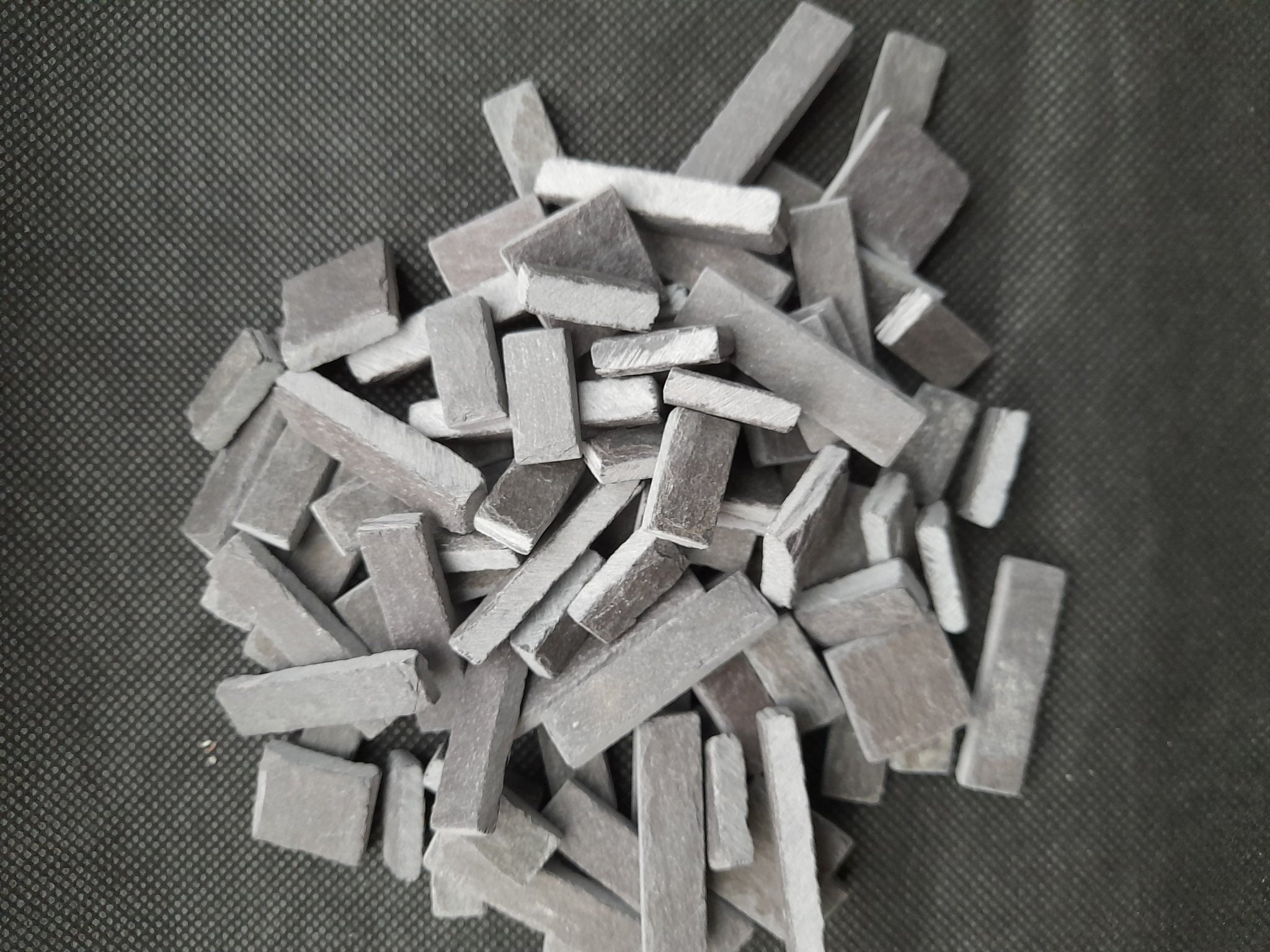 Real Miniature Vintage Slate Brick Slips Cobbles Over 100 - Etsy