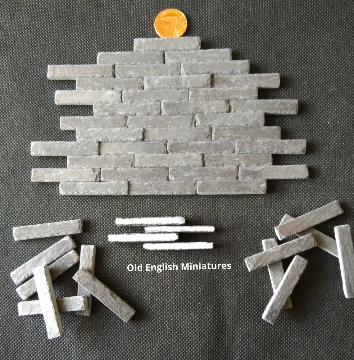 Dolls House Real Vintage Miniature Slate Brick Slips 3d - Etsy UK