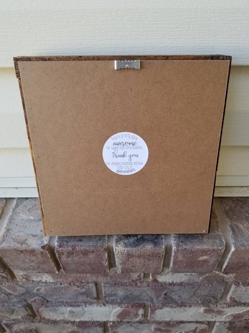 8x8 Wood Sign, Signs of Encouragement, Home Sign, Small Wood Sign, Wood ...