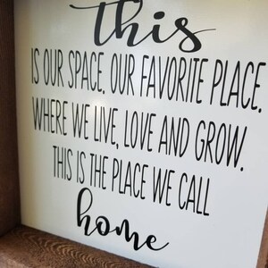 8x8 Wood Sign Signs of Encouragement Home Sign Small Wood - Etsy