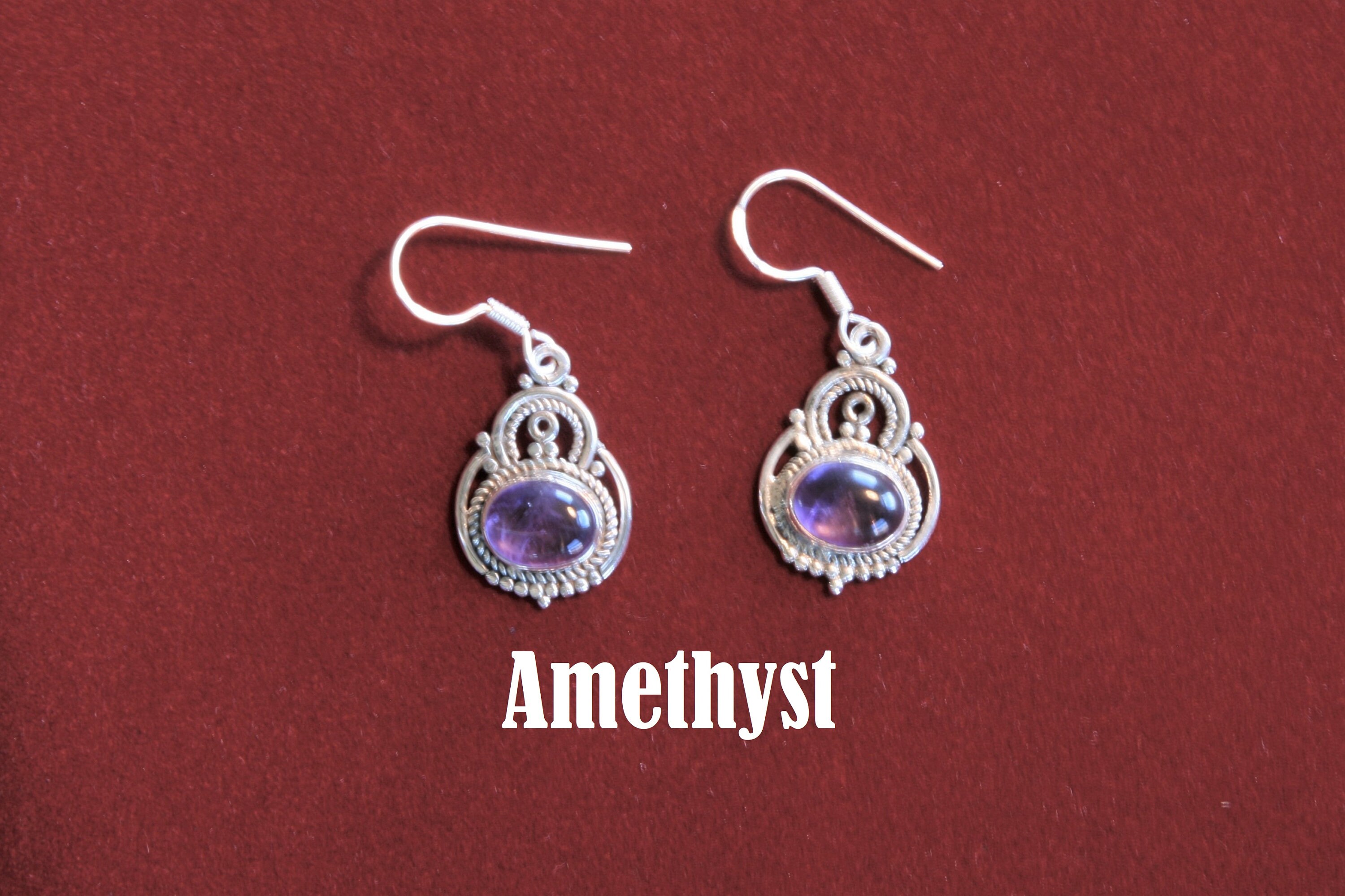 Silver Crystal Earrings Multiple Stone Types Tiger Eye | Etsy