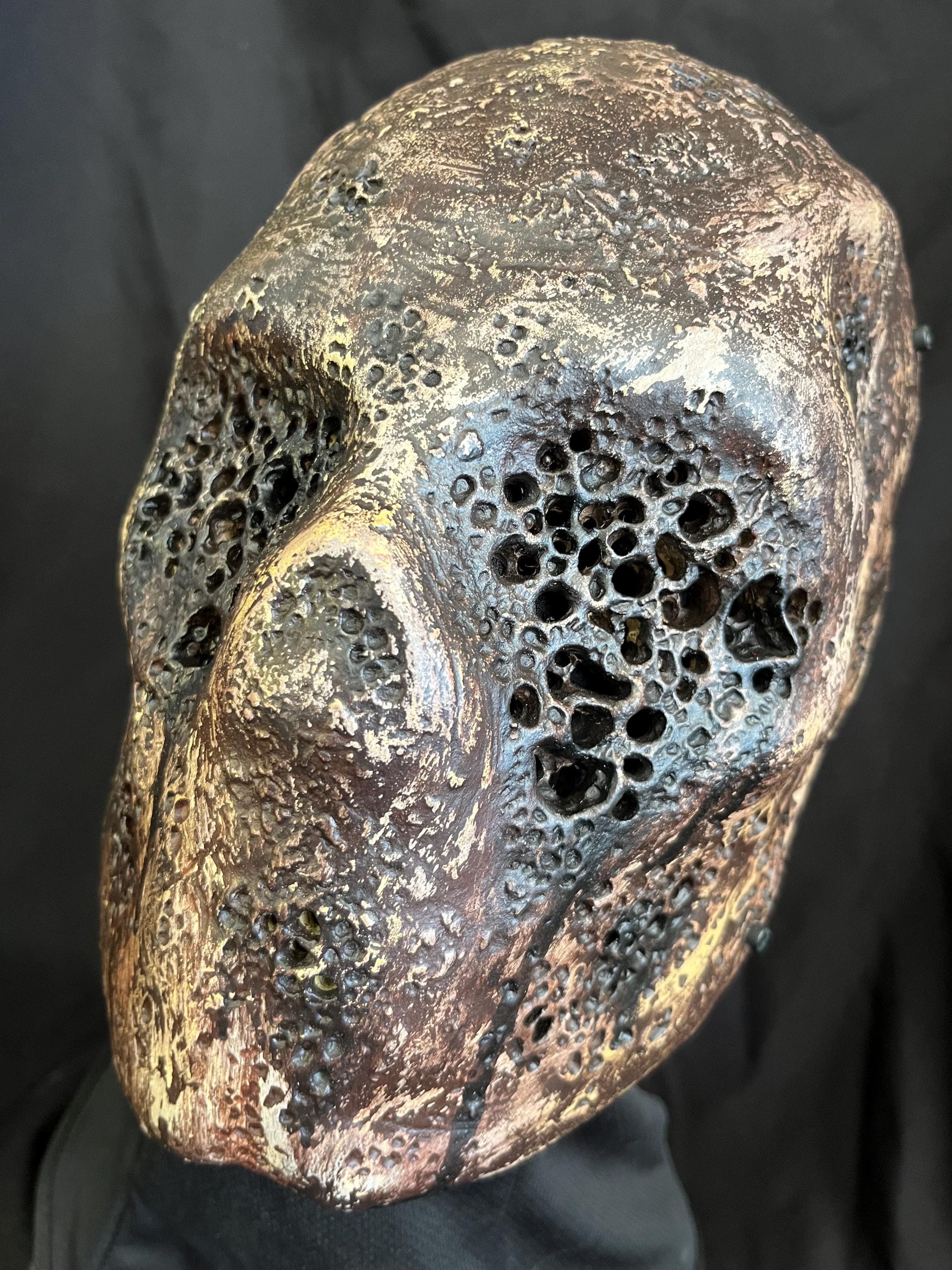 Trypophobia "bruised Earth" - Resin Face Mask - Etsy