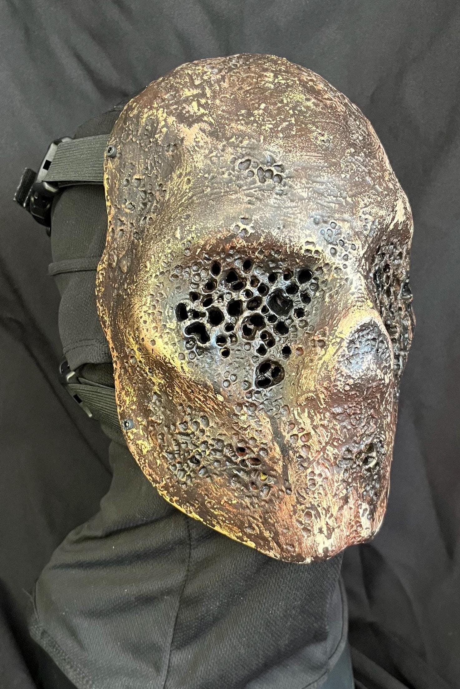 Trypophobia "bruised Earth" - Resin Face Mask - Etsy