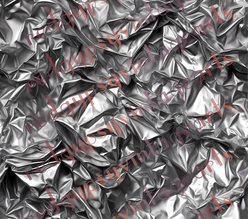 3d Tin Foil Tumbler Wrap PRINTABLE Weird Textures PNG Download - Etsy