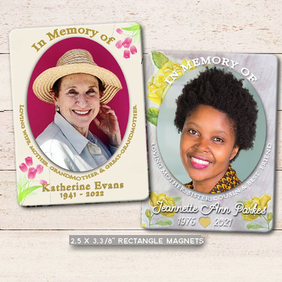 In Memory of Magnet Funeral Celebration of Life Memorial - Etsy