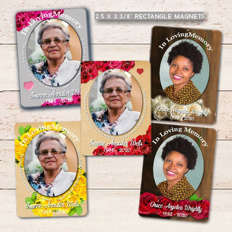 In Loving Memory in Memory of Magnets. Man's Memorial - Etsy