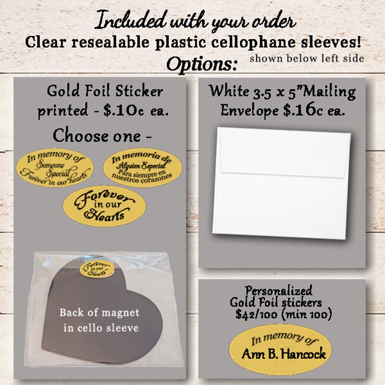 In Loving Memory of Heart Magnet - in Memory of Photo Heart Magnet ...