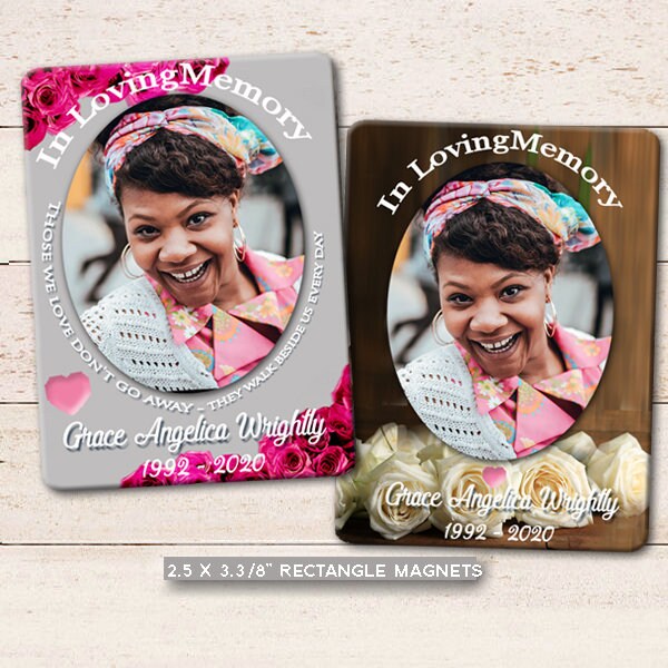 Memorial Magnet Favor Memorial Magnet in Memory of Magnets. - Etsy ...