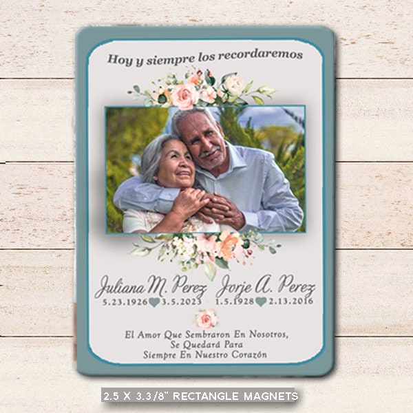 Memorial Cards for Funeral in Spanish - Etsy
