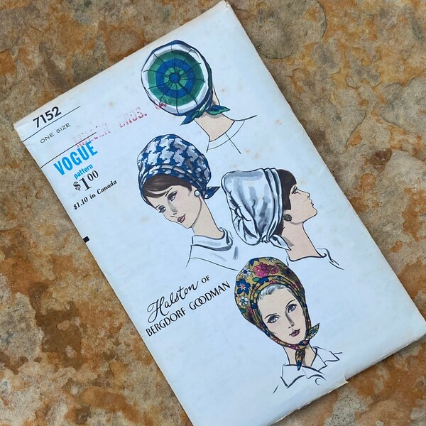 Vogue Hat Pattern - Etsy