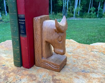 Vintage Bulls Head Smoking Pipe, RAOB Buffalo Tobacco Pipe, Carved Bull ...