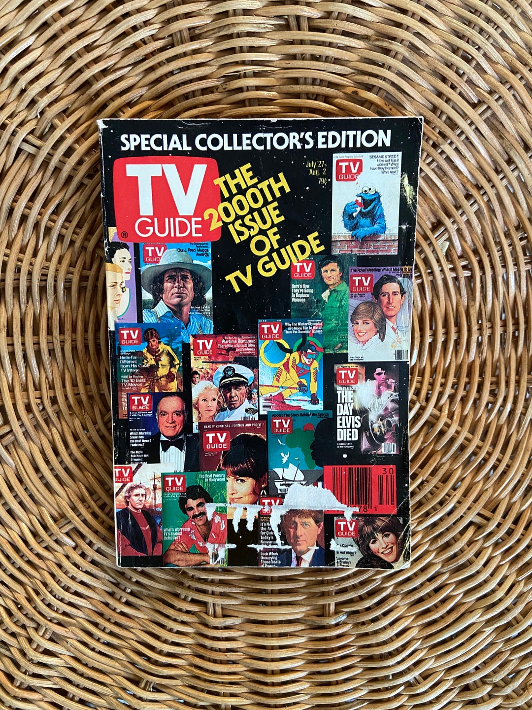 Vintage TV Guide Collectible 1991 2000th Issue Collectors Edition ...