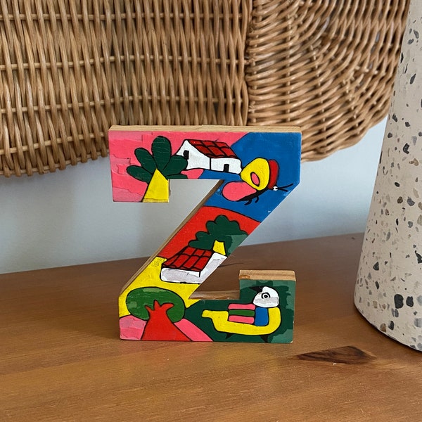 Painted Initials - Etsy