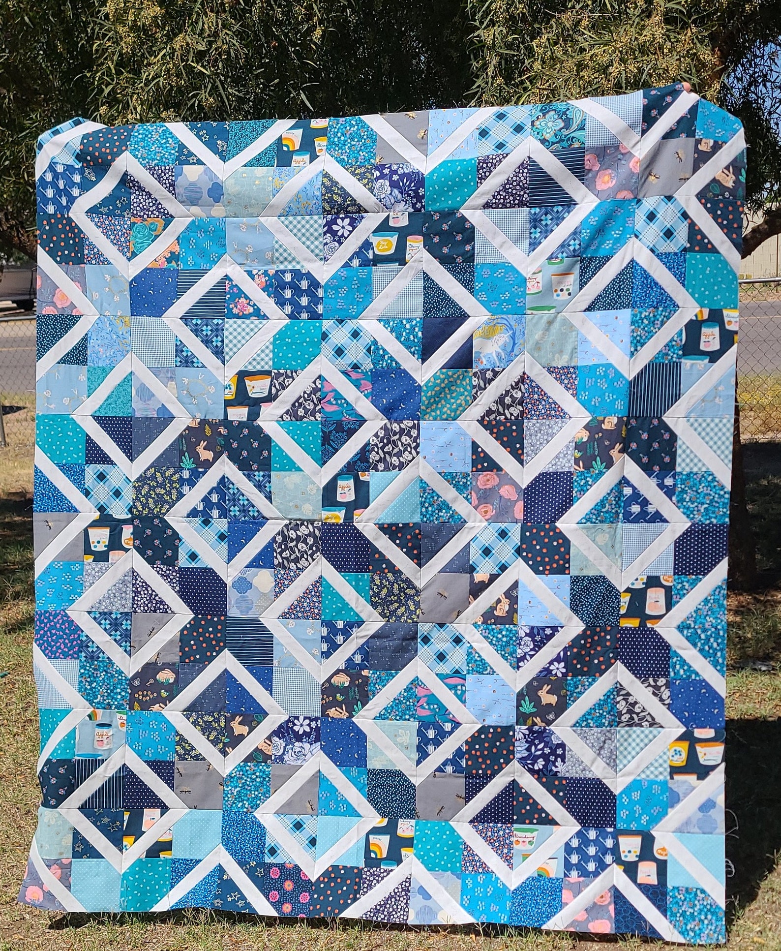 Set in Stone PDF Quilt Pattern - for 5 Inch, 10 Inch Squares, and Fat ...