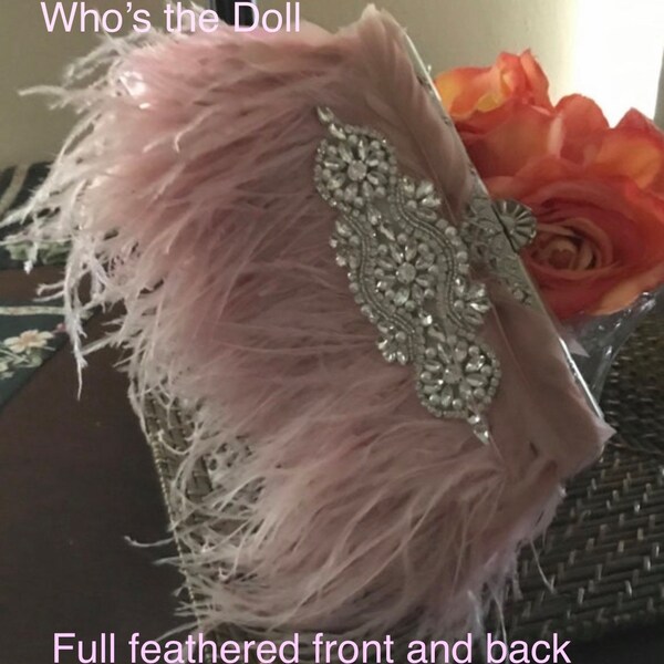 Ostrich Feather Purse - Etsy