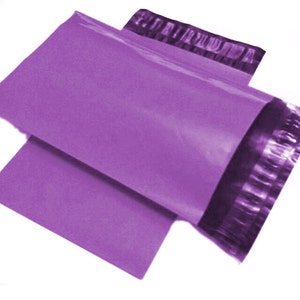 1-1000 7.5x10.5 Purple Color Poly Mailers Free Same Day - Etsy