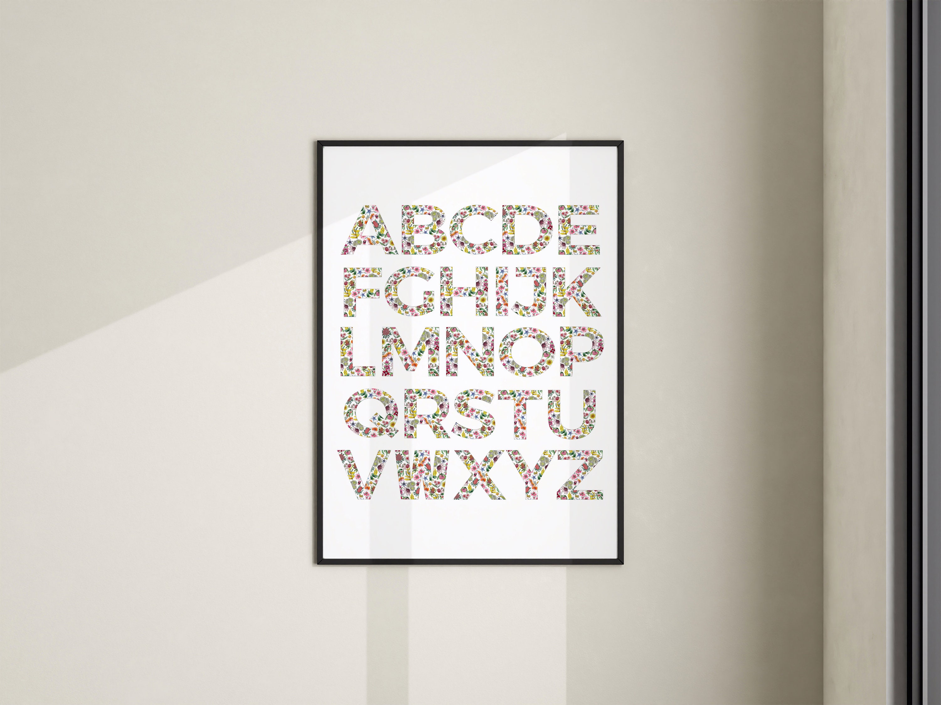 Australian Native Floral Alphabet Chart A - Z: Educational Prints ...