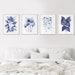Hamptons Style Blue Wall Art Decor From Original Watercolour Paintings ...