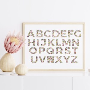 Australian Native Floral Alphabet Chart A - Z: Educational Prints ...