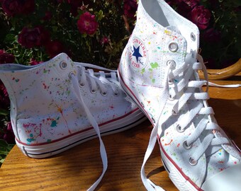 Custom Painted Converse Hi Tops Inspired by Disney's - Etsy