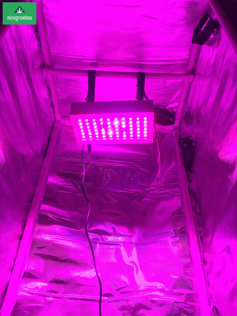 1000W LED Reflective Hydroponics Grow Box Tent Room 30"x30"x70" Mylar ...