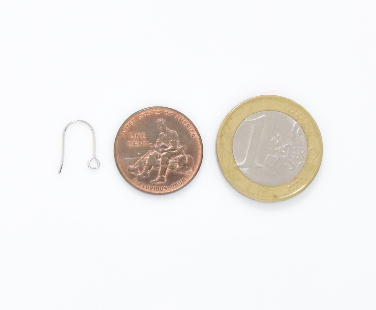 Basic Hook Earring . Tiny Hook Earring . Ear Wires . Polished | Etsy