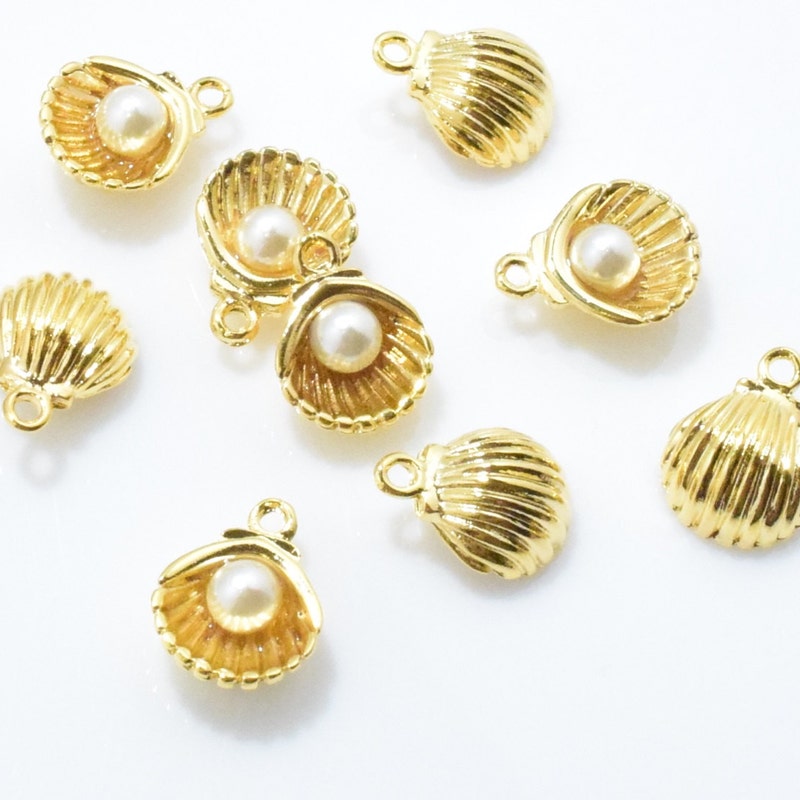 Shell Charms - Etsy