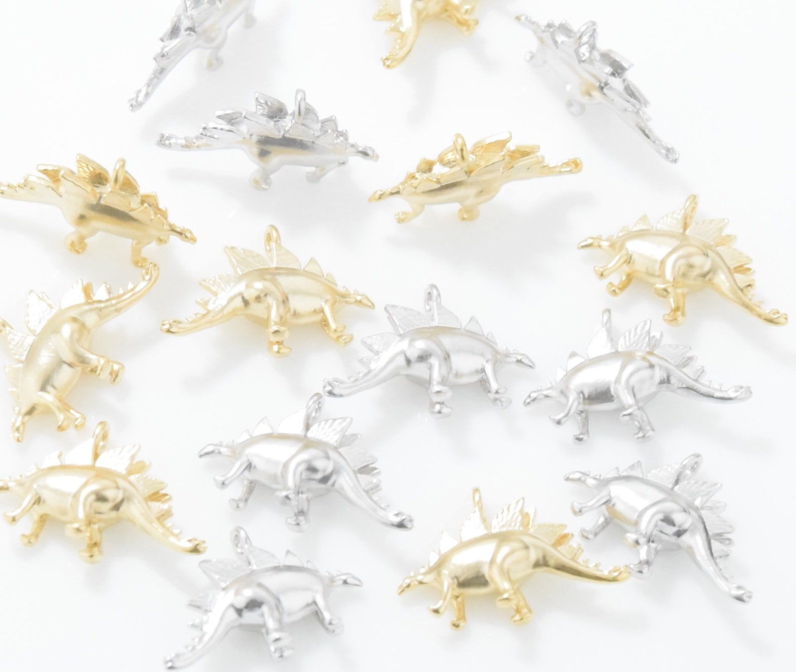 Dinosaur Pendant . Dinosaur Charm . Dinosaur Beads . Matte - Etsy